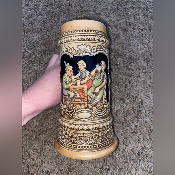 pintado a mao | Other | 72 Vintage Ceramarte Pintado A Mao Beer Stein ...